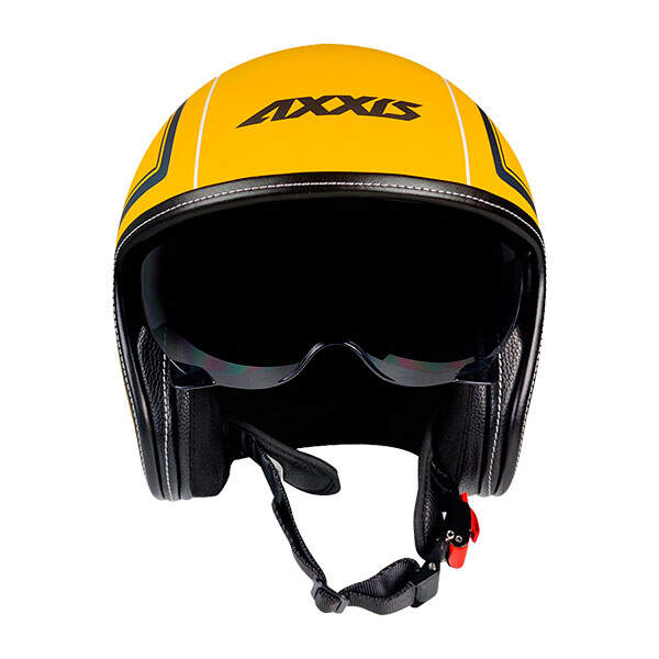 Casco Jet Axxis OF507SV Hornet SV Royal C3 Amarillo Mate