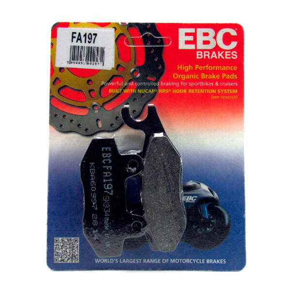 Pastilhas de freio orgânicas EBC FA197