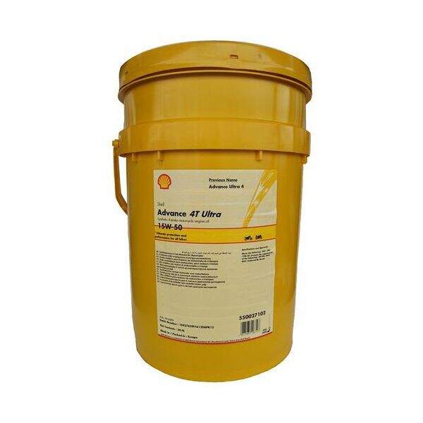 Motorcycle Oil Shell Advance Ultra 4T 15W50 20L